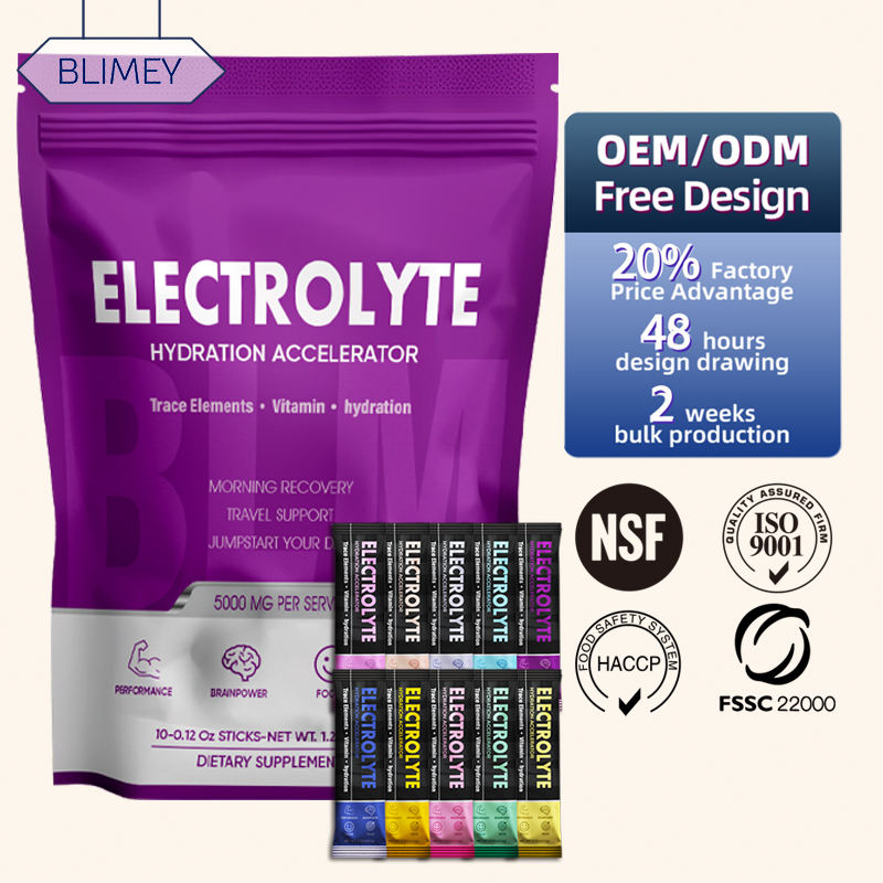 Private Label Electrolyte Drink Powder Packets Supplements Sugar Free ...