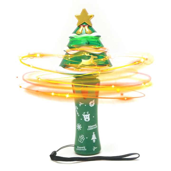 Christmas Day Gift Flashing Christmas Tree Light up Led Spinning Ball ...
