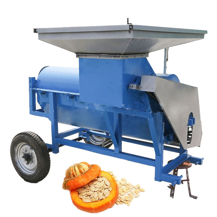 Collecting Pumpkin Seed Extractor 300-500 Kg/h Melon Seeds Processing ...