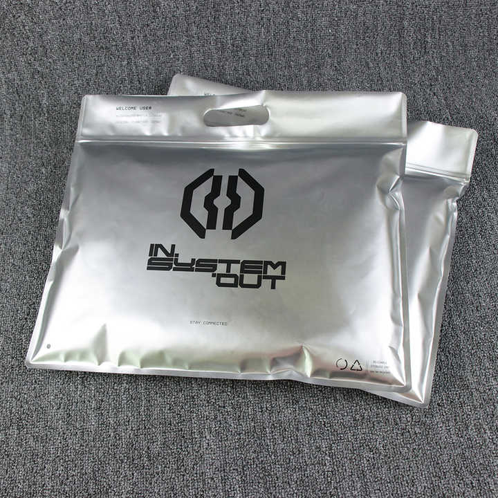 Custom Printed Logo Aluminum Foil Handle Bags - Durable