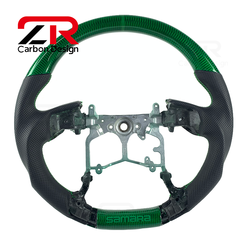 For Toyoda Prado Tacoma LAPD Upgrade Leather Carbon Fiber Car Steering ...