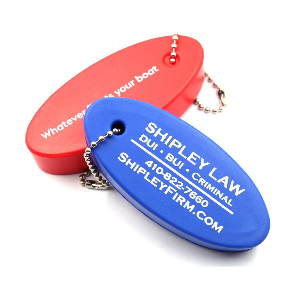 PU Oval Floating Keychain Wholesale EVA Foam Keychains Custom logo ...