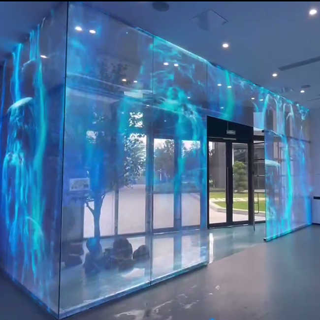 IP30 Waterproof Submersible Transparent LED Film Screen Underwater ...