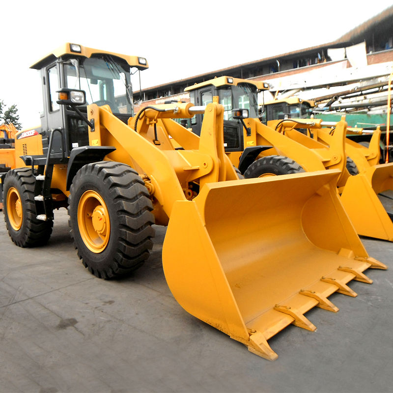 Wheel Loader 3 Ton Articulated Hydraulic Power Robust 4WD Construction ...