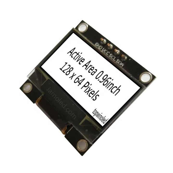 128x64 Dual Colors OLED Display Module with I2C Interface
