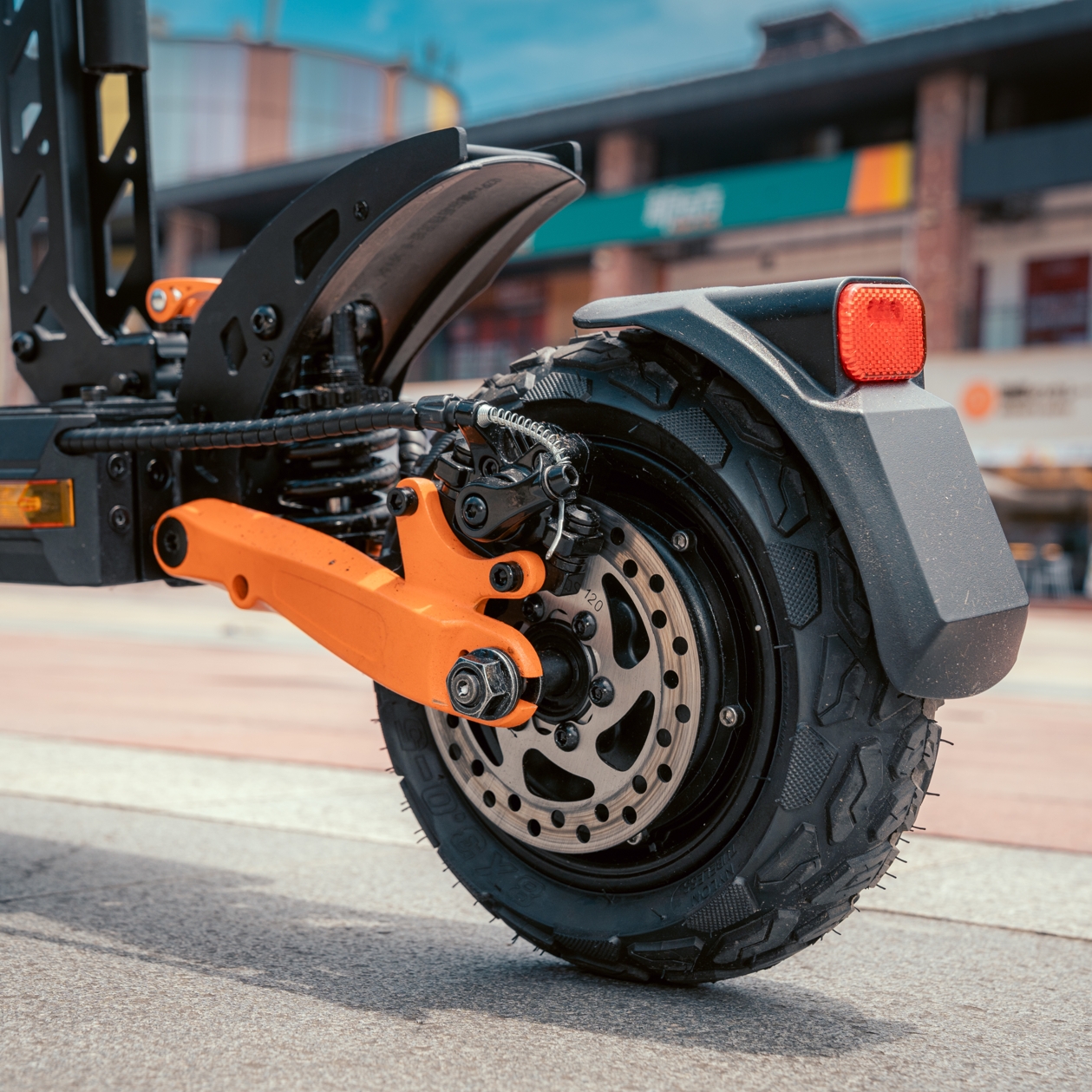 Powerful and Sleek security mobility scooter for Effortless Commutes