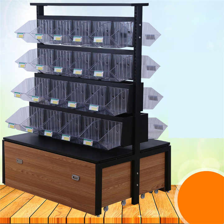 Supermarket Retail Store Snack Candy Display Rack Acrylic Shelf Candy ...