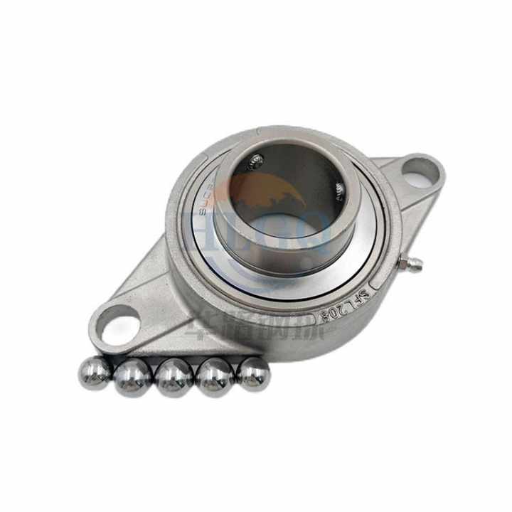 High QualityTwo Hole Flange Housing Bearing Ss420 Pillow Block Bearing ...