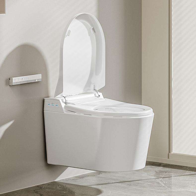 Ceramic Wall Hung Toilet Remote Control Motion Sensor Intelligent ...