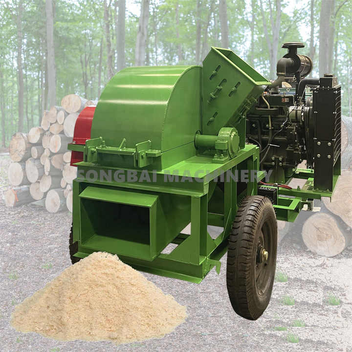 90HP Diesel Engine Wood Crusher - High Productivity Machine