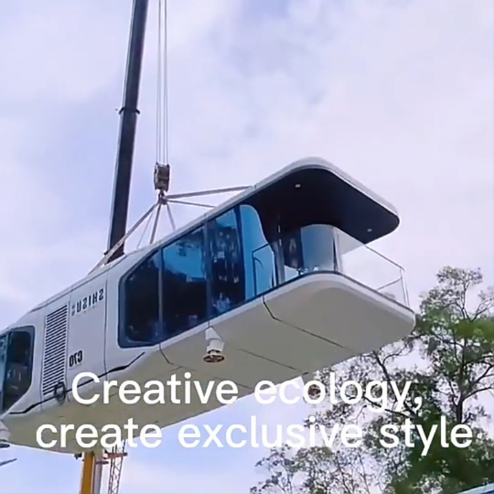 Quick Assembly Prefabricated House - Space Capsule