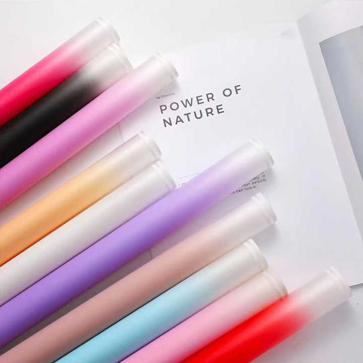 New Model Gradient-Colored Transparent Wrapping Paper Milan Waterproof ...