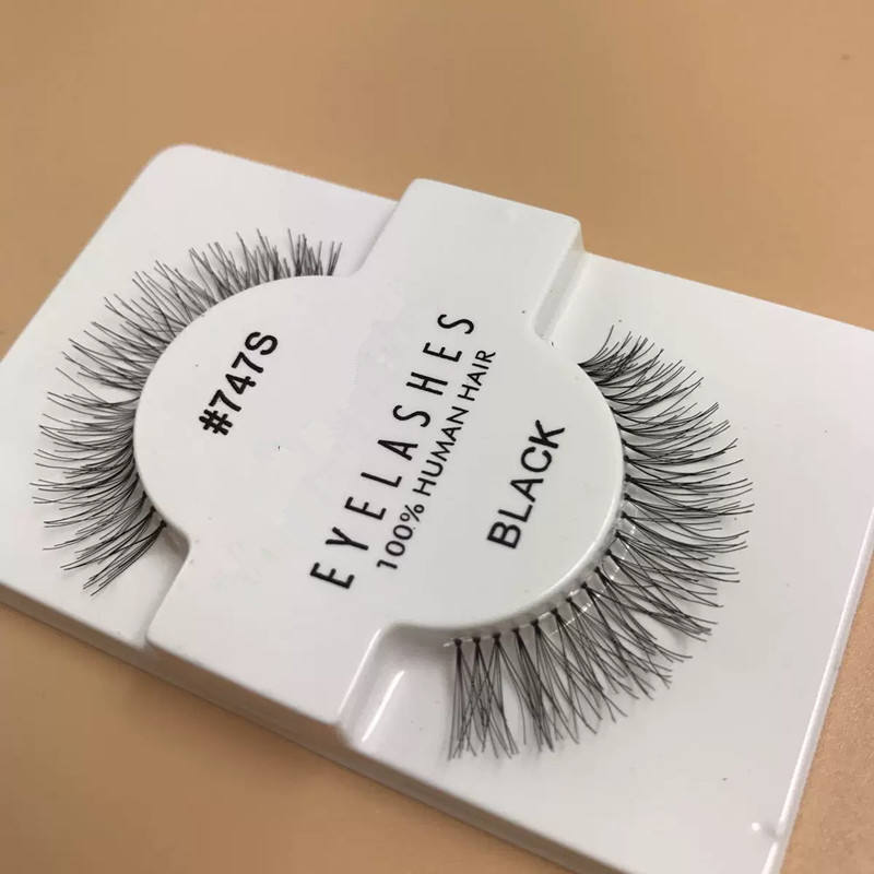 Human Hair Eyelashes Wholesale Glamorous 747 Handmade Invisible Lashes ...