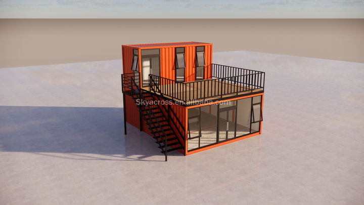20 Feet Portable Shipping Container - Clothing Storeprefab