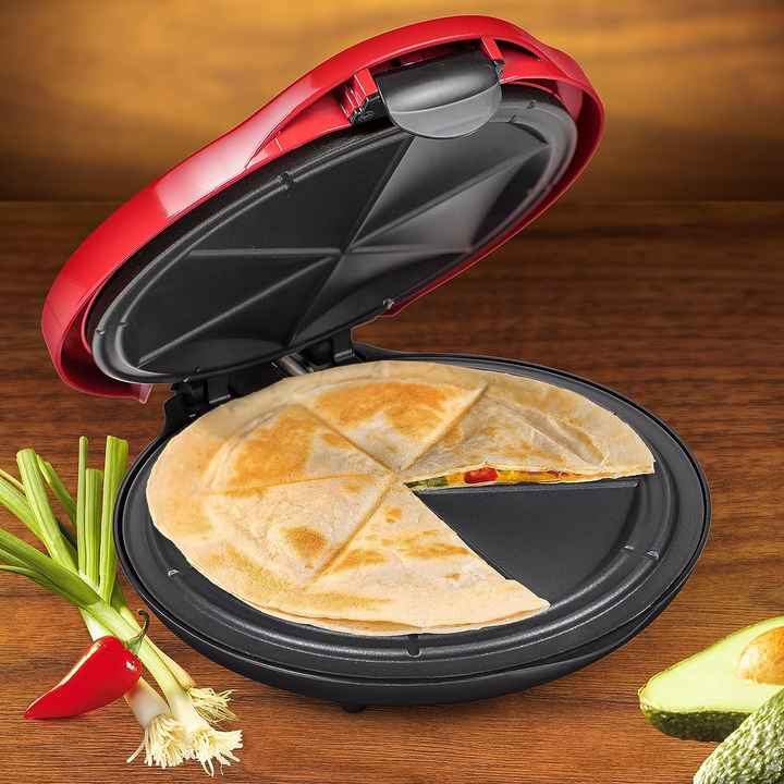 8 Inch Electric Quesadilla Maker - Perfect for Home Cooking