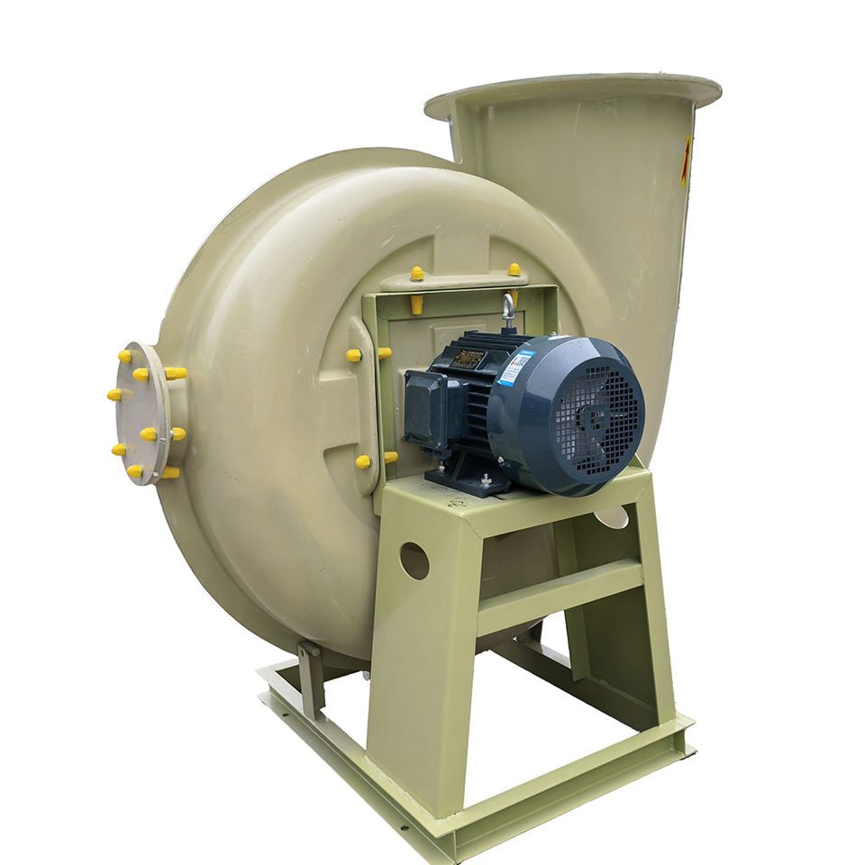 Heavy Duty Industrial FRP Centrifugal Blower Anti Acid FRP Impeller ...