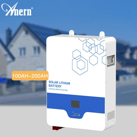 Anern lifepo4 lithium batteries for solar power system solar panel ...