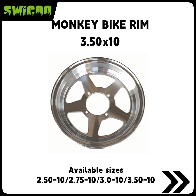 3.50x10 Monkey Bike Wheel Rims - High-Quality 10 Inch Rims