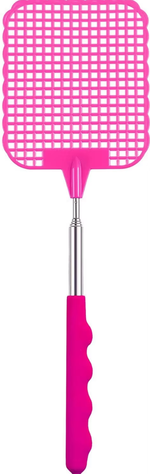 Heavy-Duty Square Plastic Fly Swatter, Retractable Handle From 28 to ...