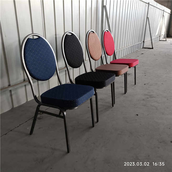steel Banquet Chair with UK fireproof foam and fabric| Alibaba.com