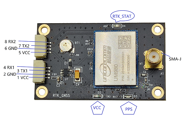 High-precision UM980 module GNSS full-system full-frequency centimeter ...