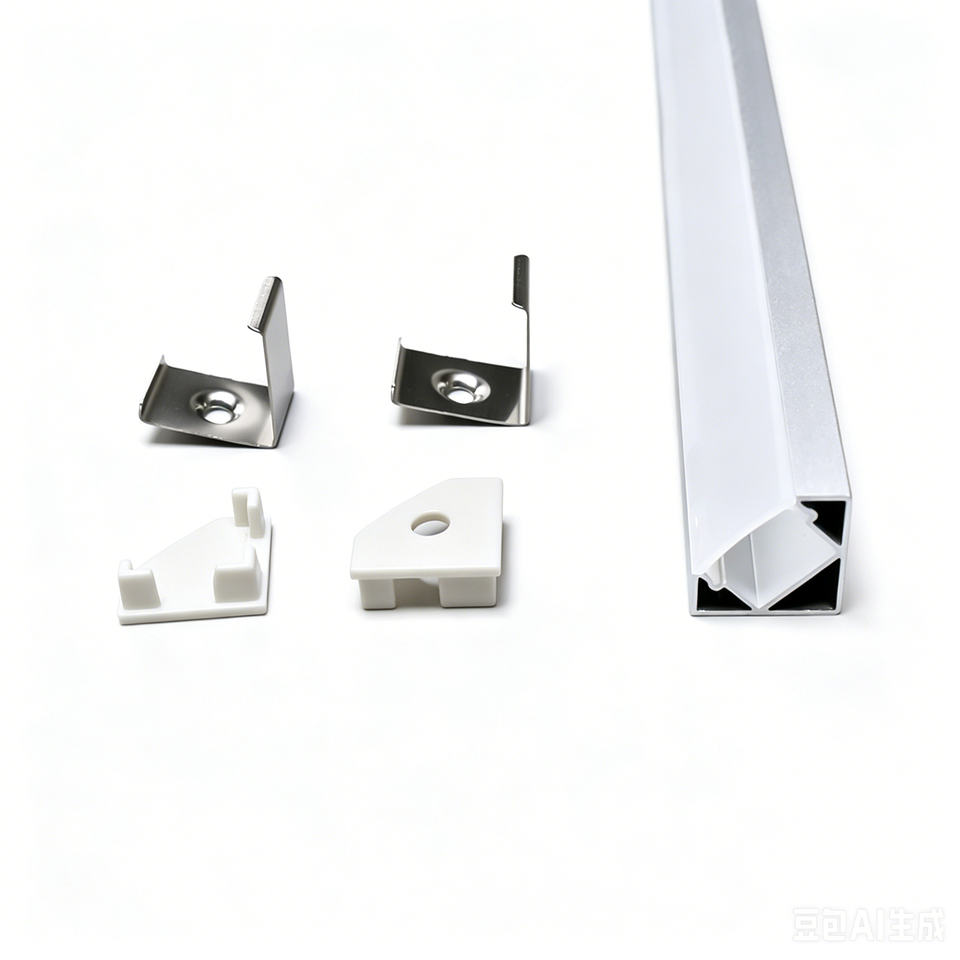 Fashion Led Ceiling Strip Light Led Profile 18*18mm Embedded Aluminum ...