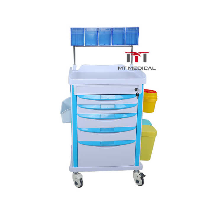 MT MEDICAL 2023 Most Popular Multi-function Trolley Abs Medical Trolley ...
