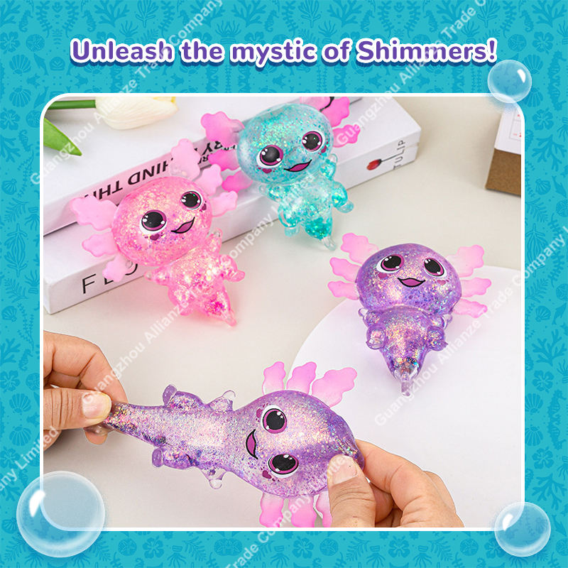 Funny Children Gifts Squeeze Toys Cute Axolotl Animal Squish Toy Kids ...