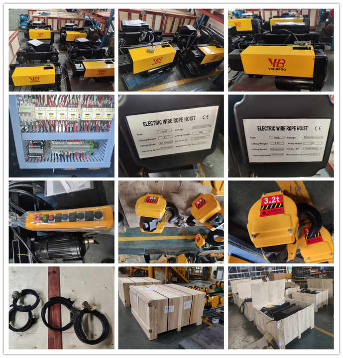 Vohoboo Electric Wire Rope Hoist Winch - 125 Construction Hoist