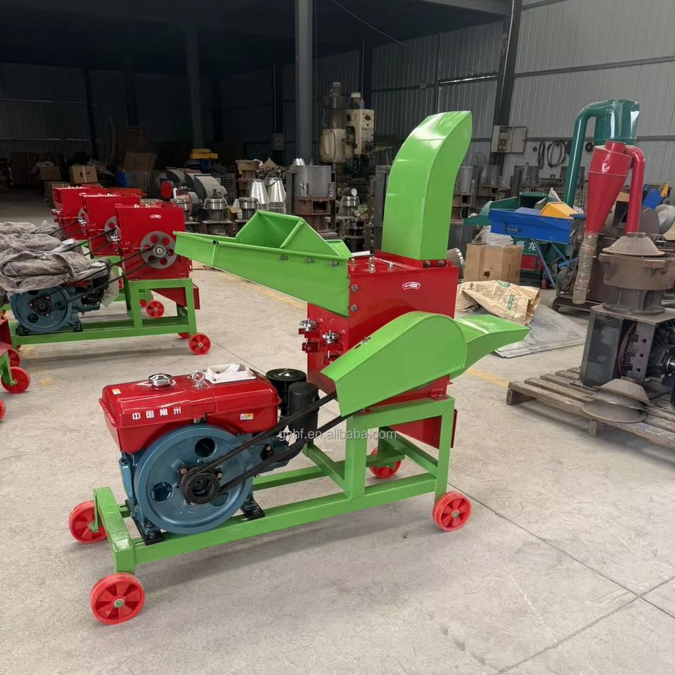 Farm Animal Feed Grass Chopper for Cattle Cow Chaff Cutter Machine ...