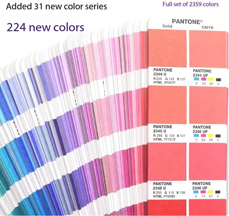 Genuine PANTONE Color Card RGB/CMYK Spot Color Four-color International ...