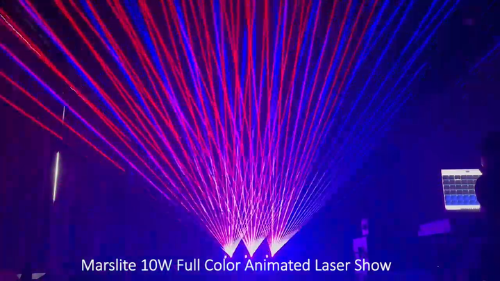 10W RGB Laser Show Projector - Perfect for Events, Parties, Disco, and ...