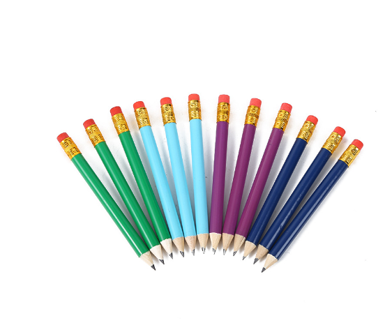 Short Pencils With Kids - Half HB Wood Pencil Classroom Short Mini ...
