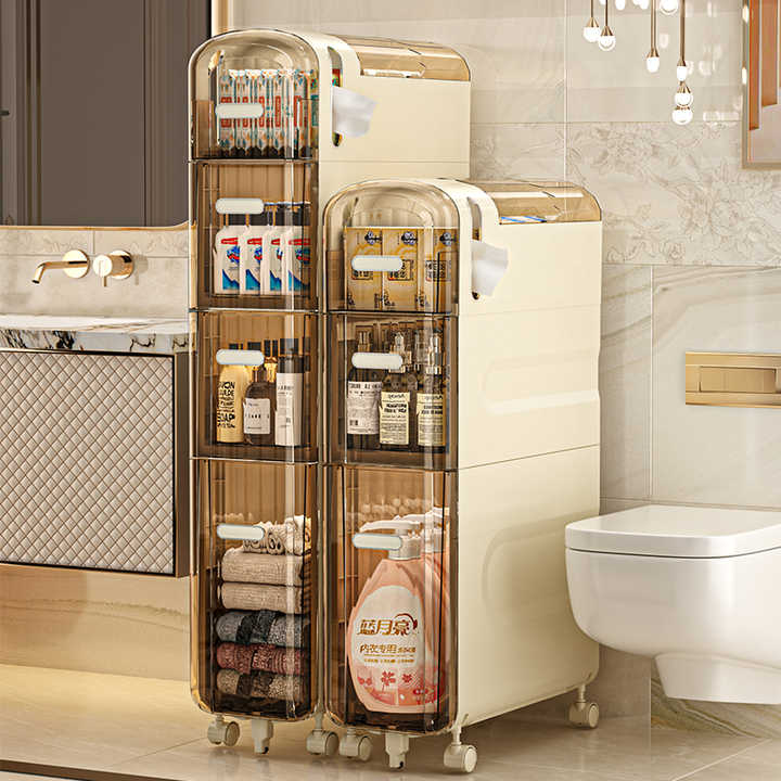 Rmier Toilet Crevice Storage Rack - Efficient Bathroom Organization