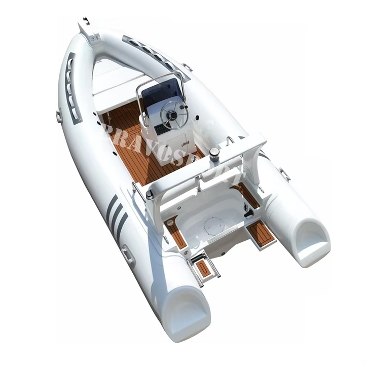 Luxury Hull Hypalon/PVC 16ft Fiberglass RIB 480 Cheap Rigid Inflatable Fishing Boat for Fun ...