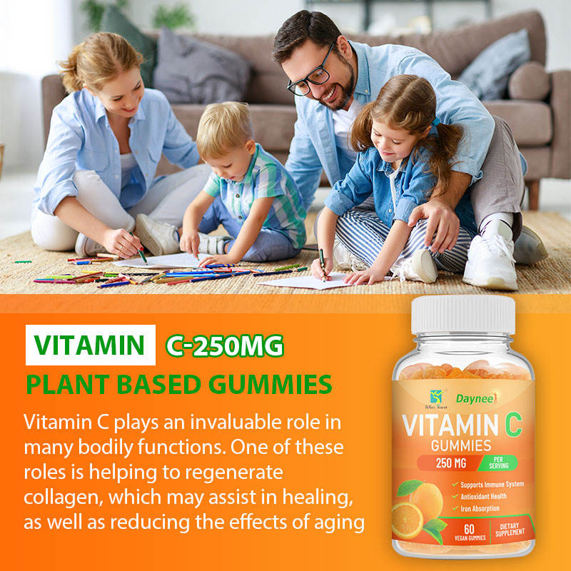 Private Label ISO HALAL HACCP Certified Vitamin C Gummies High Quality ...