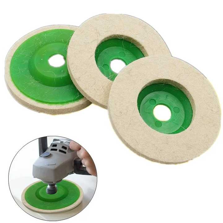 4inch Wool Polishing Discs - Efficient Buffing Solutions