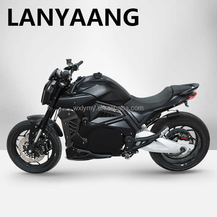LANYANG Diavel Chain Electric Vintage Motorcycle 72V Lithium Battery ...