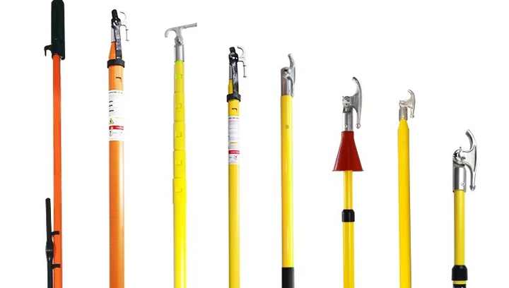 Customized Adjustable High Voltage Fiberglass Round Telescopic ...