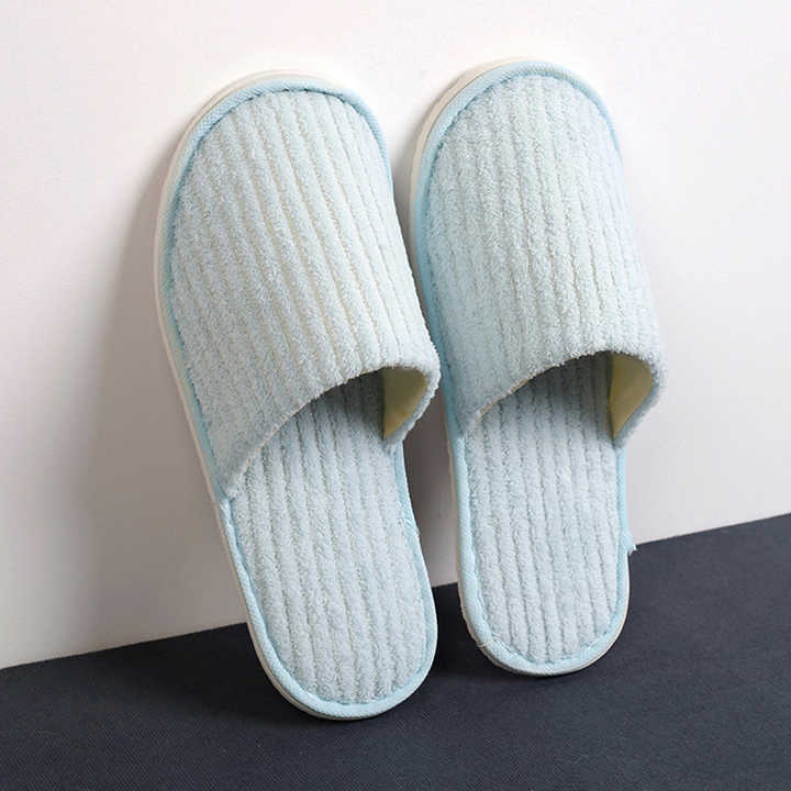 Wholesale Factory Manufacturing Spa Slippers Luxury White Cotton Slides ...