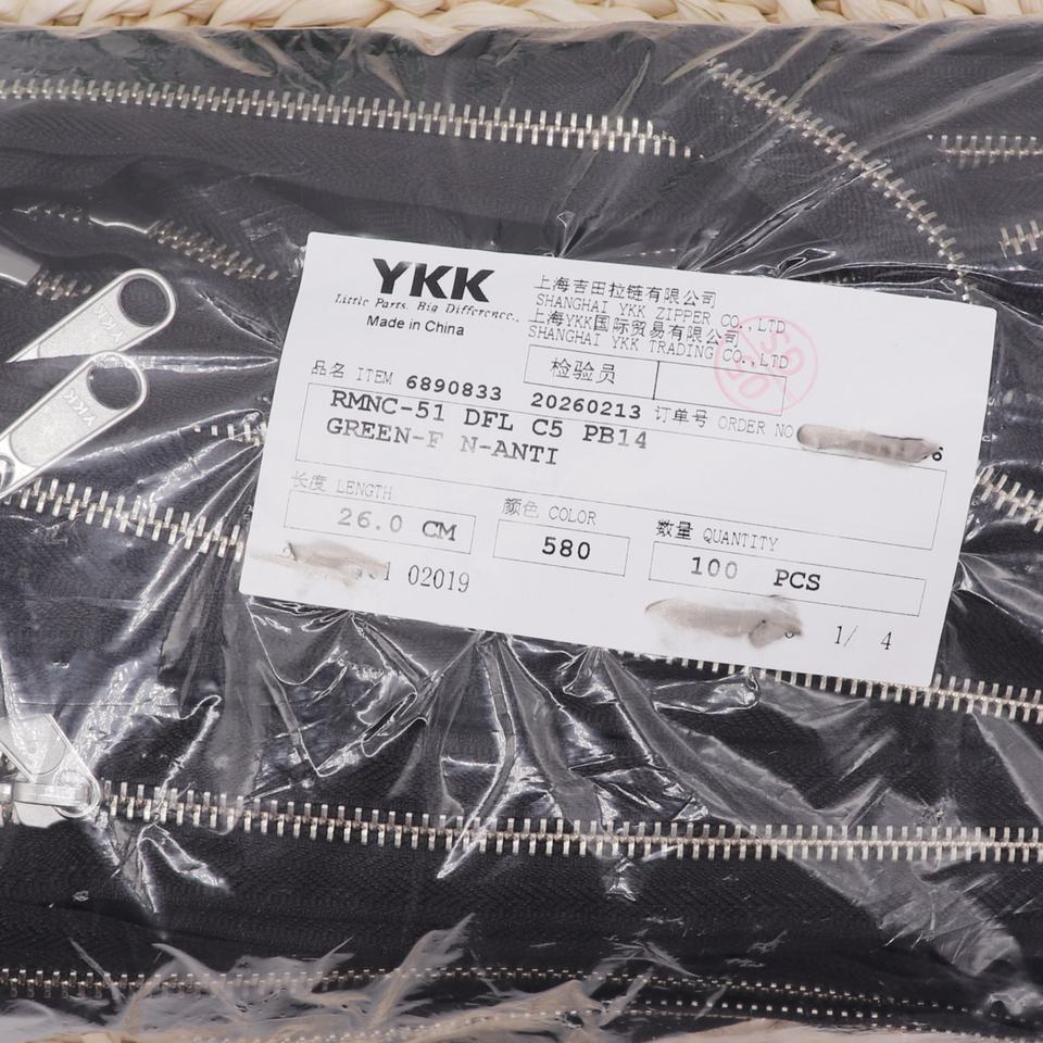 Original YKK # 5 Zipper High-quality Metal Zipper Close-End Genuine YKK ...