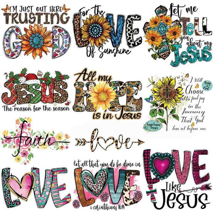 Custom Christian Screen Print Transfers - DTF Printing