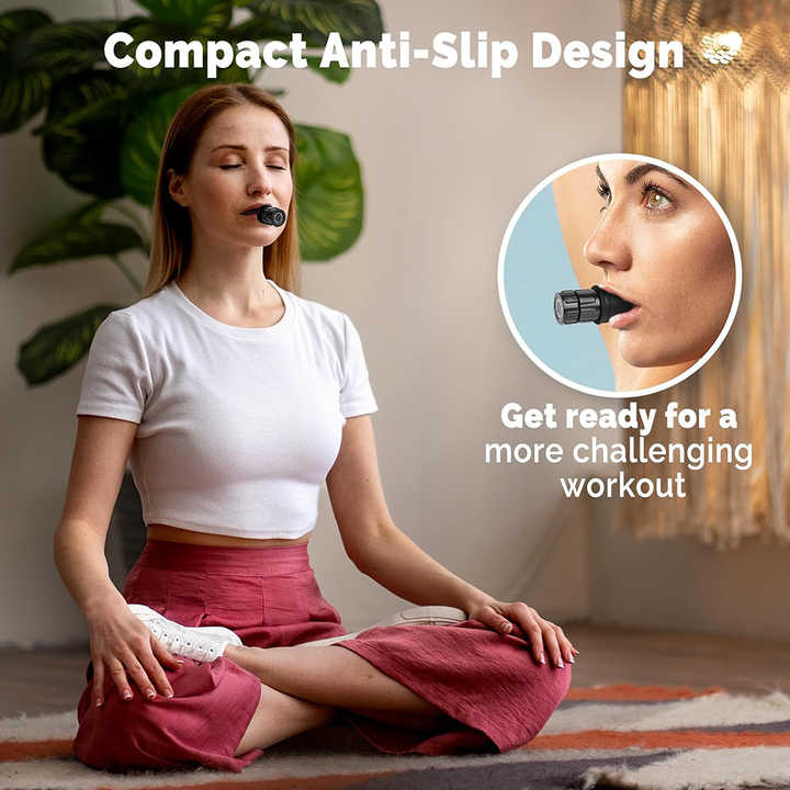 Silicon Lunge Exercise Machine - Lung Breathing Trainer