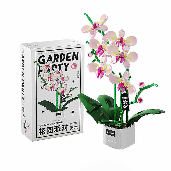 OEM ODM Diy High Quality Assemble Plastic Building Block Spring Bouquet ...