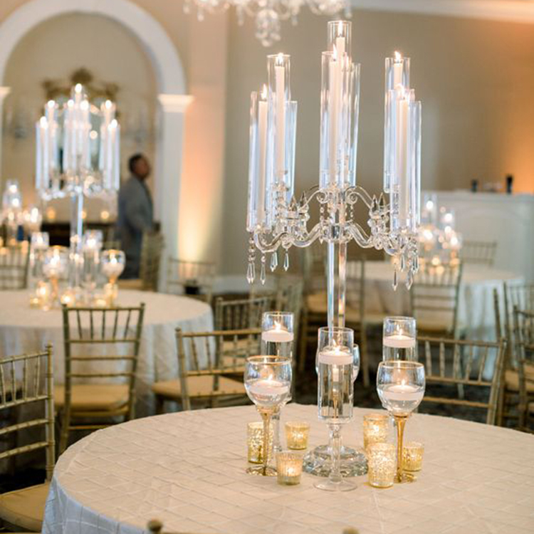 Secure Crystal Candelabra Wedding Centerpieces For Decoration Alibaba