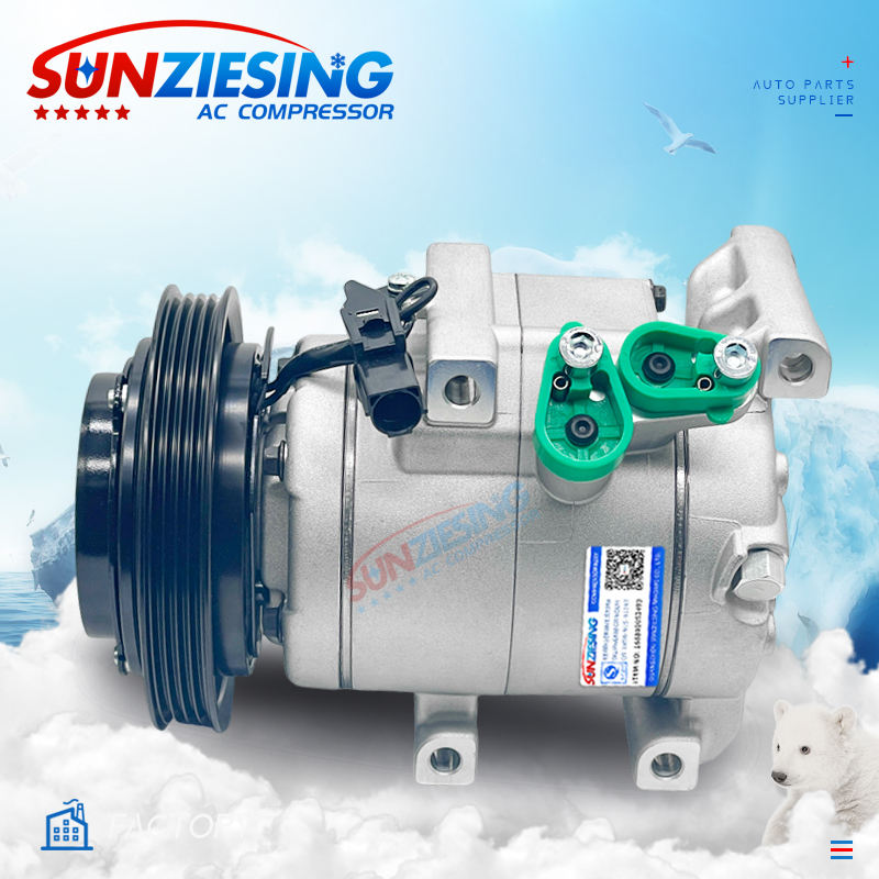 Car air conditioning compressor for Hyundai H100 977014 AC compressor ...