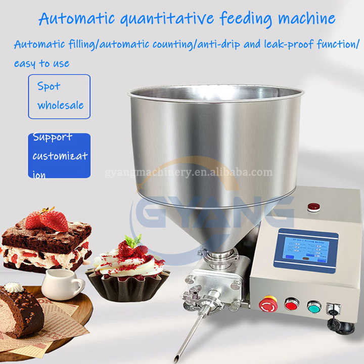 Commercial Injection Function Croissant Cream Filling Machine Fryer ...