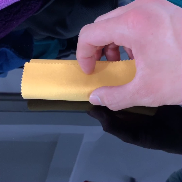 Manufacturer Custom Supply Car Care Product 6x6inches Microfiber Suede ...