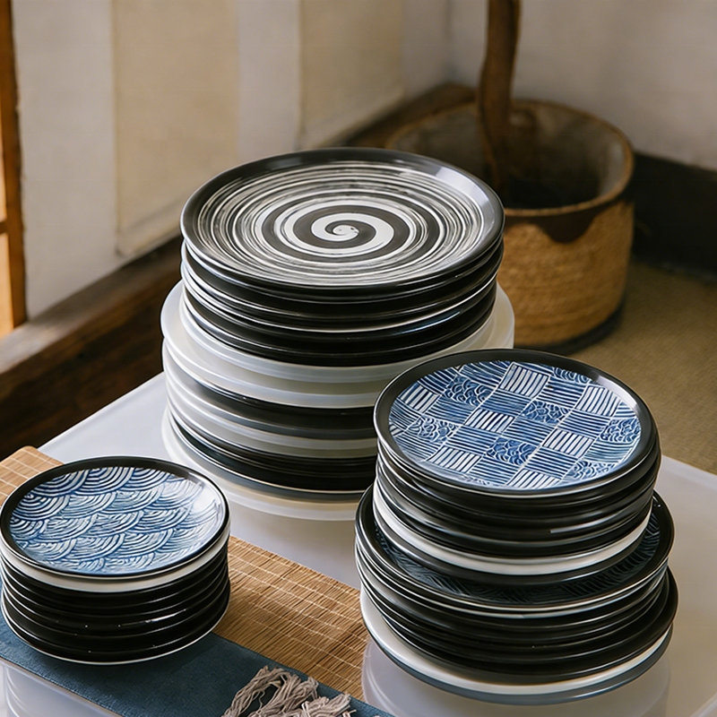 High Quality Restaurant Dinnerware Plates 6/8/10 Inch Porcelain Ceramic ...