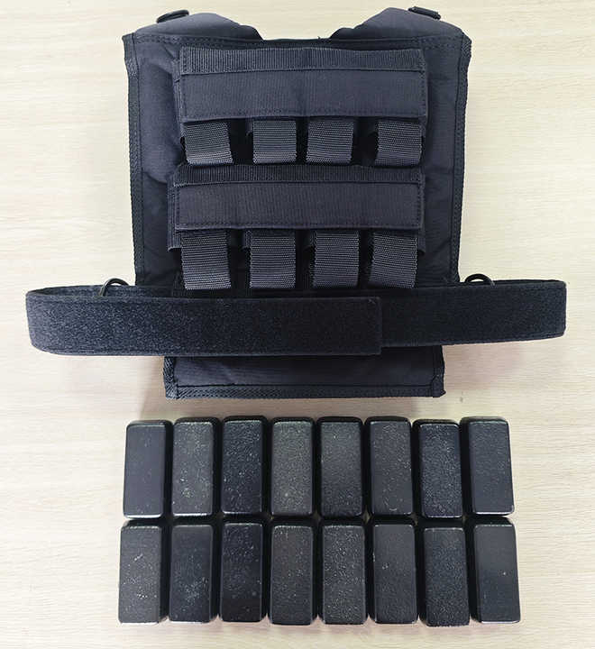 Custom Adjustable Strength Training Weight Vest 35lbs